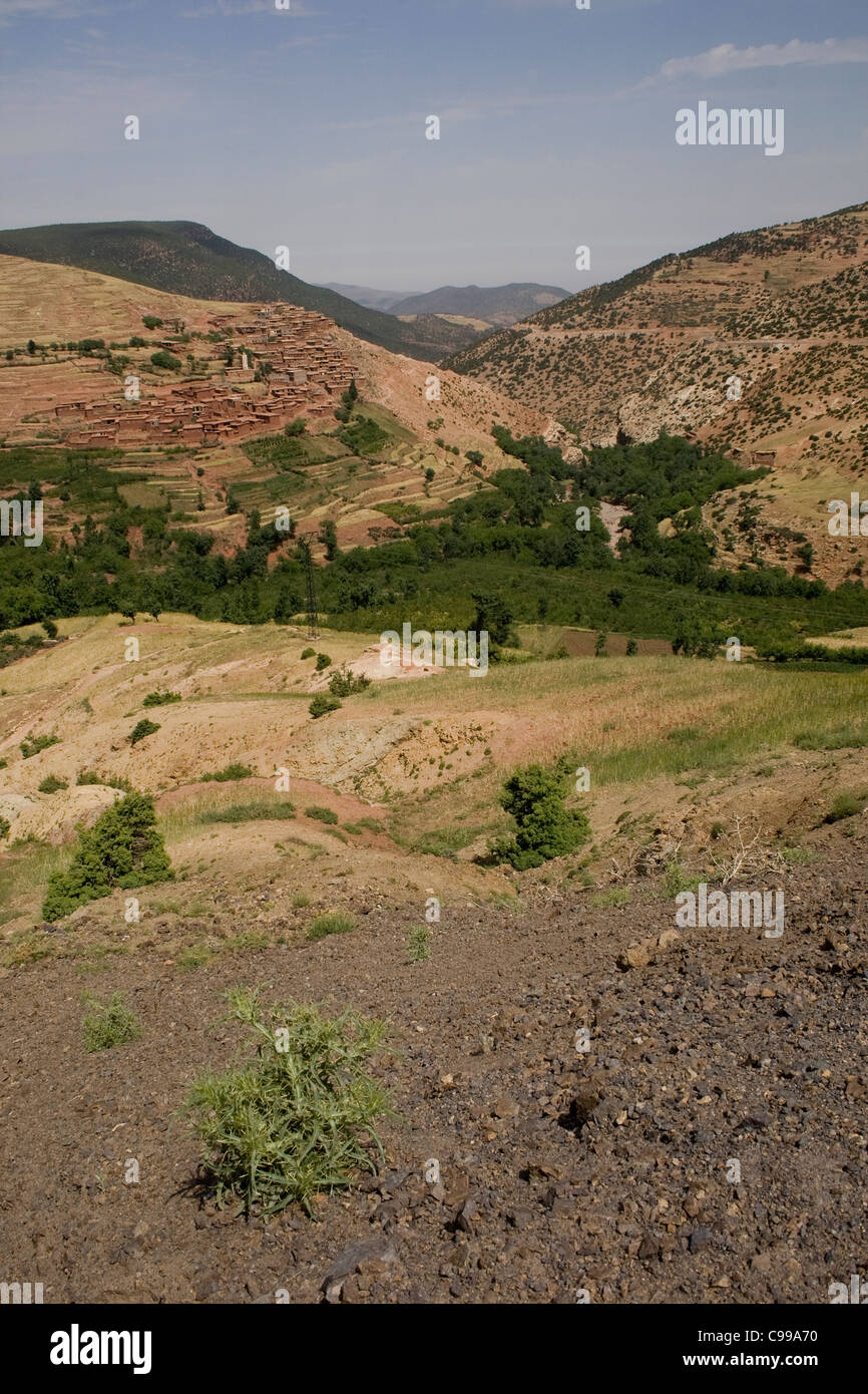 Atlas mountains location africa