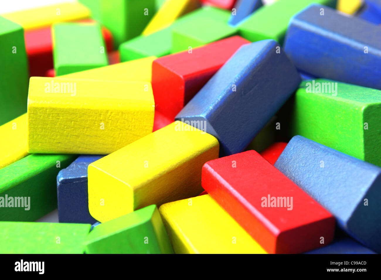 Wooden building blocks Stock Photo - Alamy