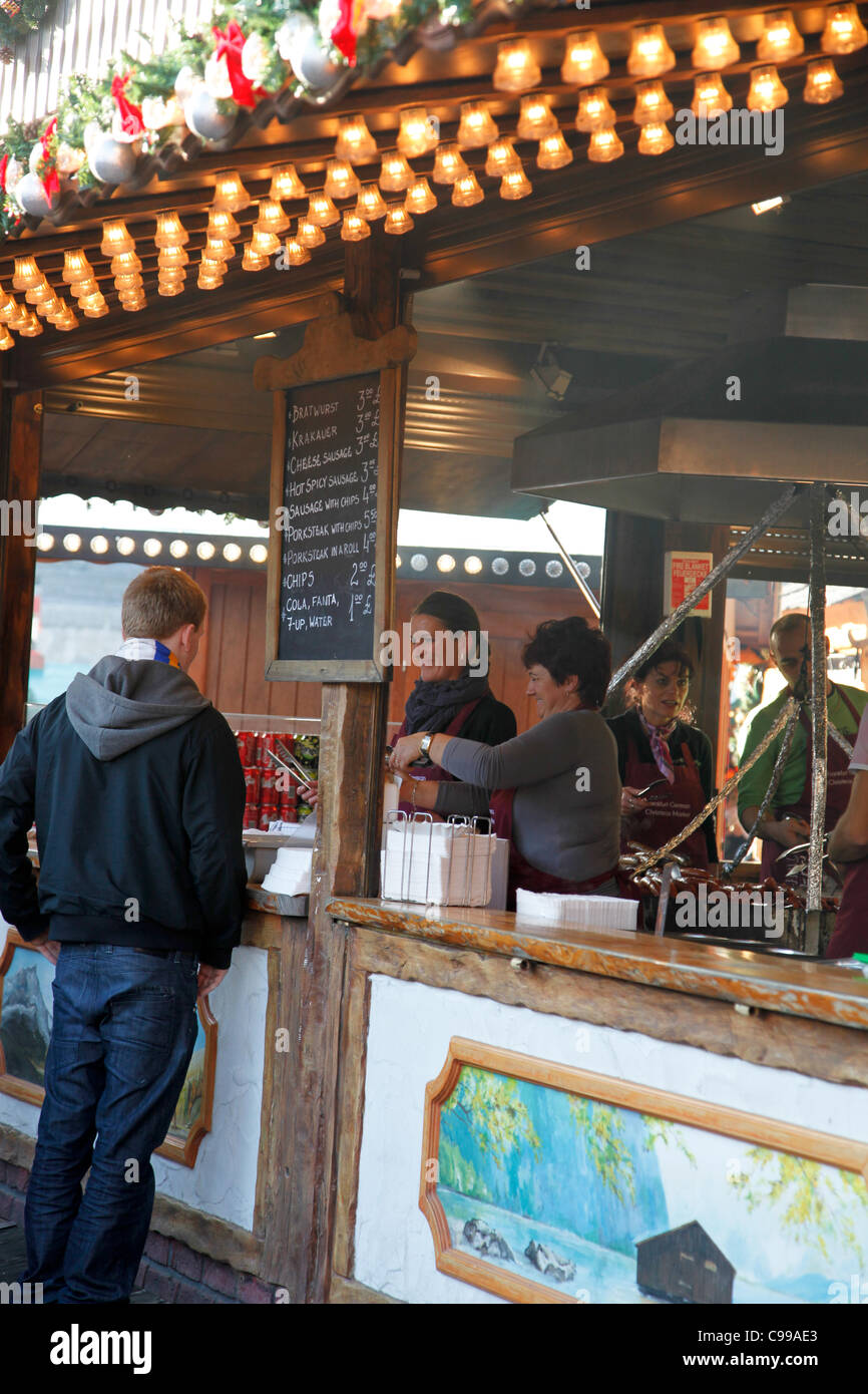 Market Stall At Birminghams Frankfurt Christmas Market High Resolution ...