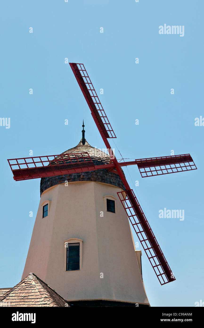 Windmill in Solvang Stock Photo - Alamy
