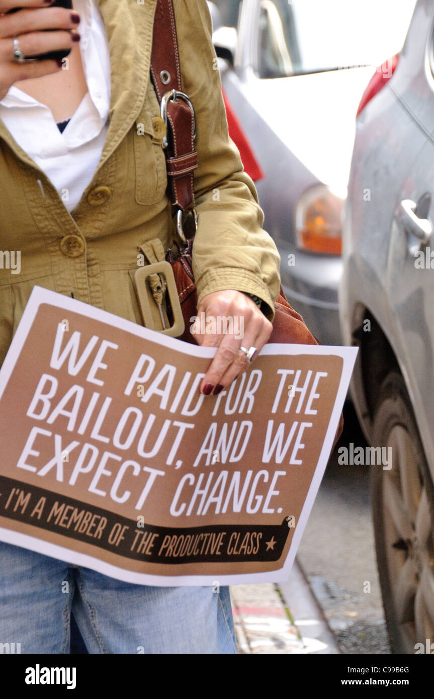 Occupy wall street new york 2011 sign hi-res stock photography and ...