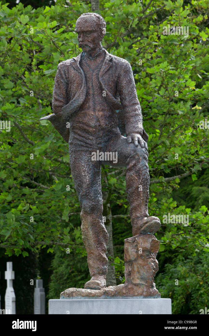 Monument to Ireland's 1st President Dr. Douglas Hyde (1860-1949) in ...