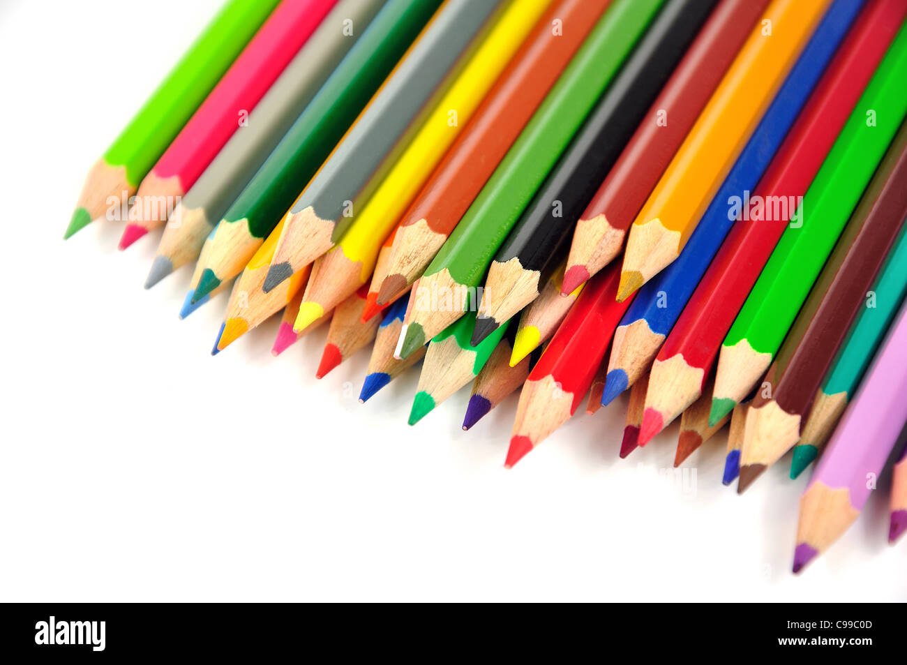 Pile of crayons Stock Photo - Alamy