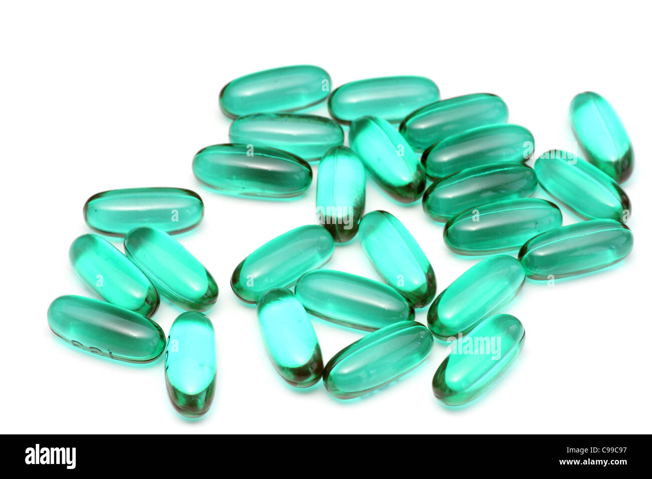 gel tablets of medicine on white Stock Photo - Alamy