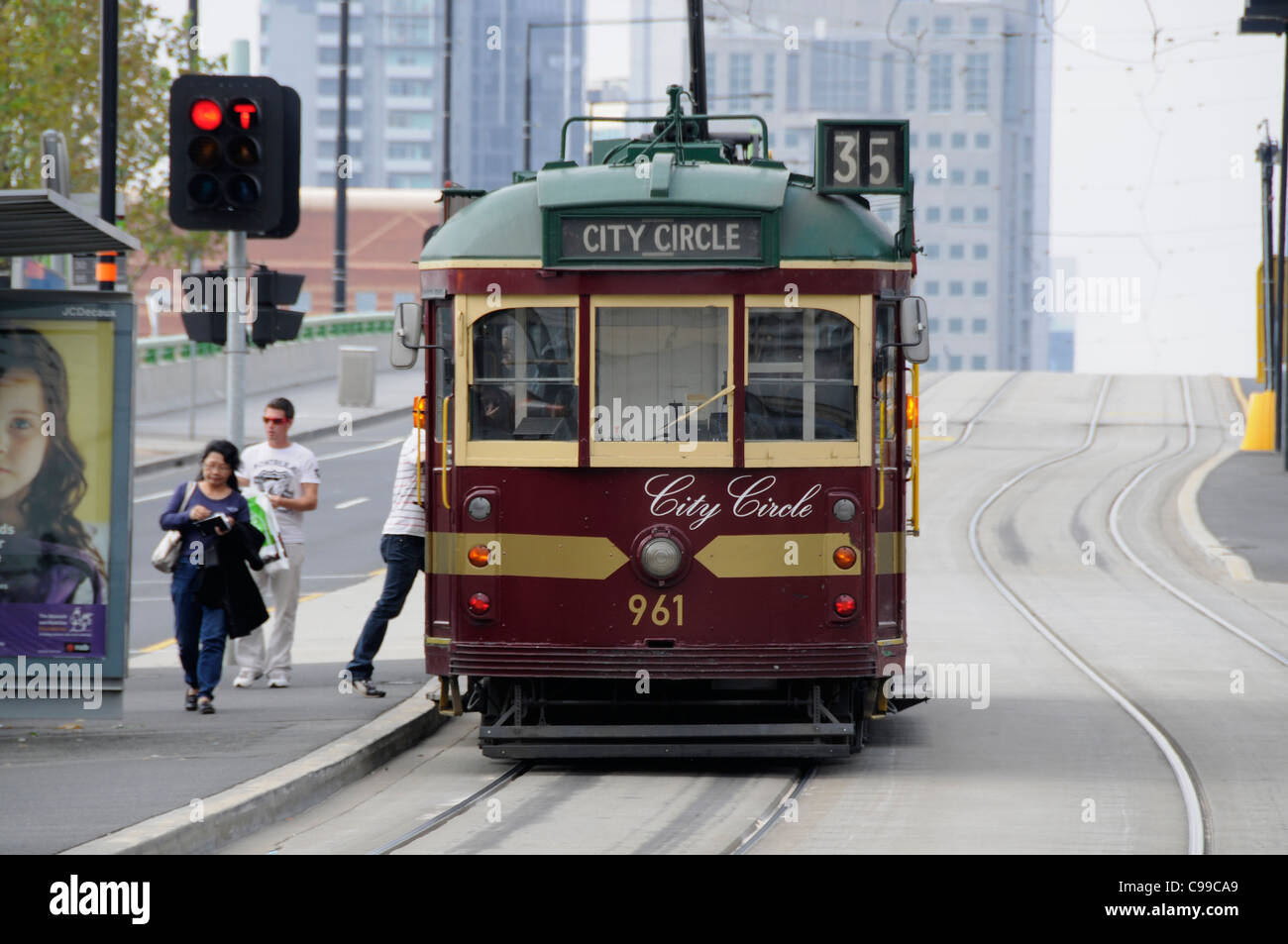 One of the eight refurbished W-Class trams (1936 to 1956 operating in ...