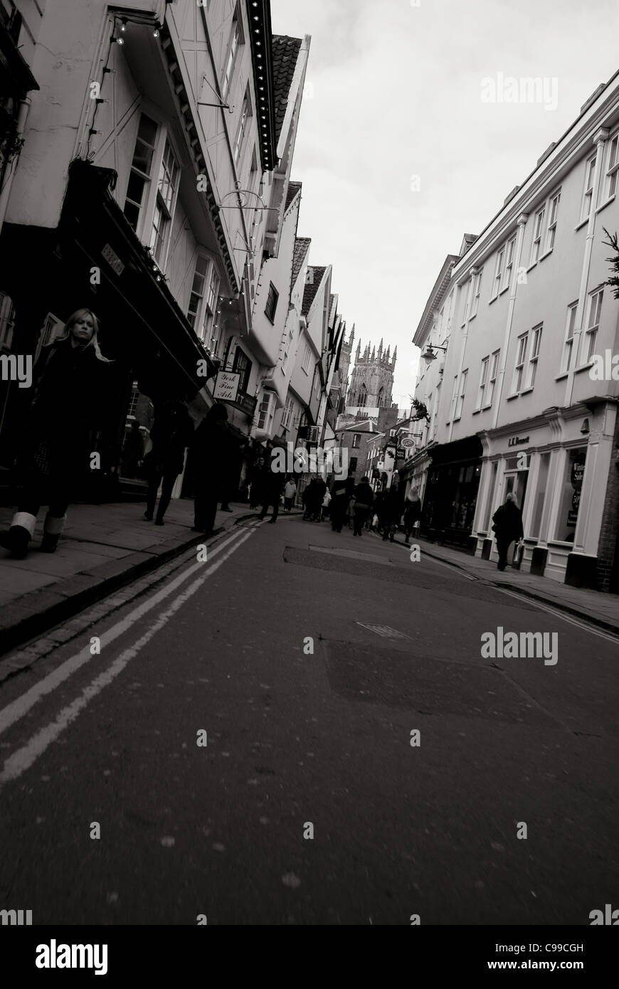 Low Petergate in York Stock Photo - Alamy