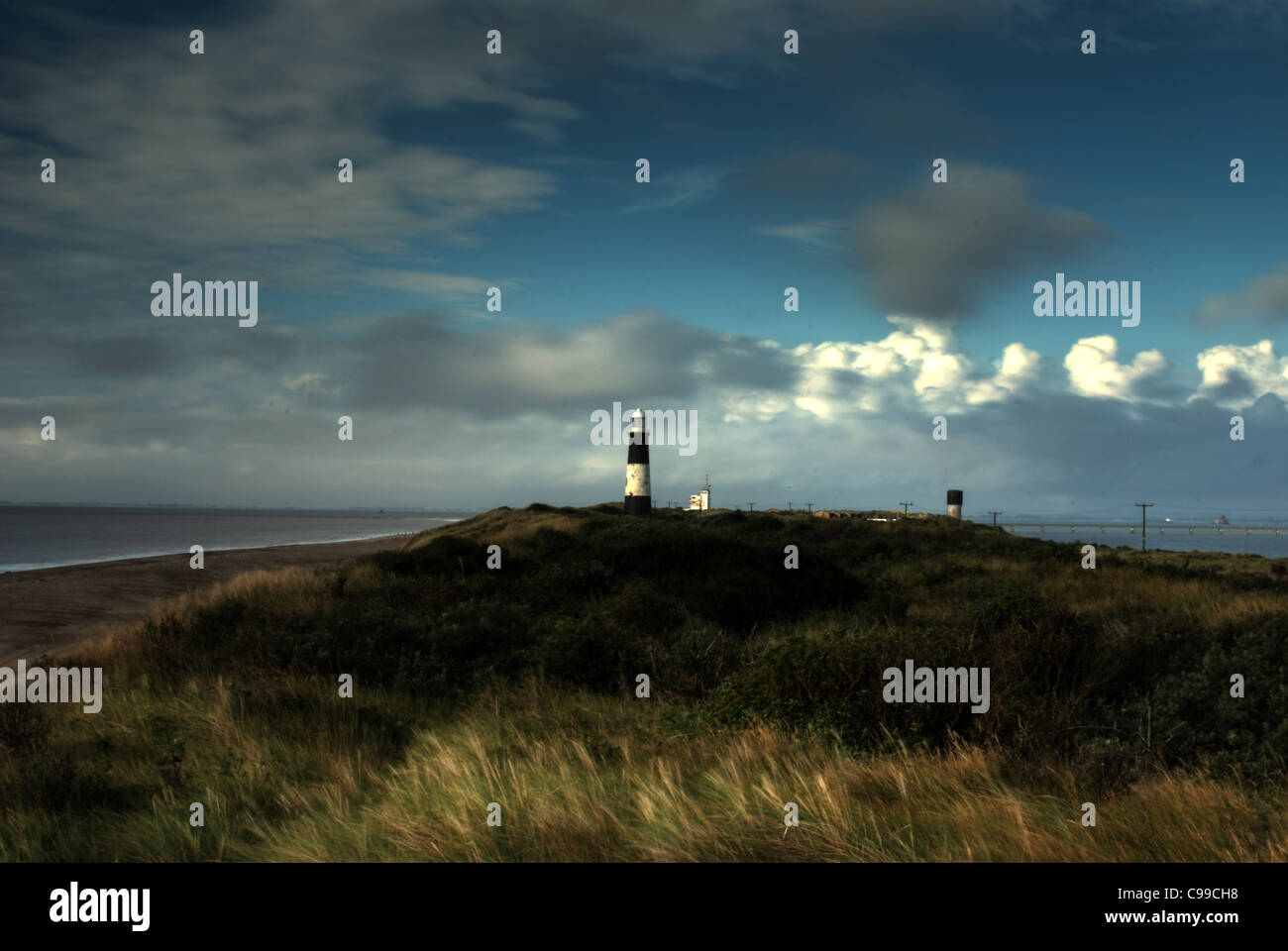 Spurn Point Lighthouse Stock Photo - Alamy