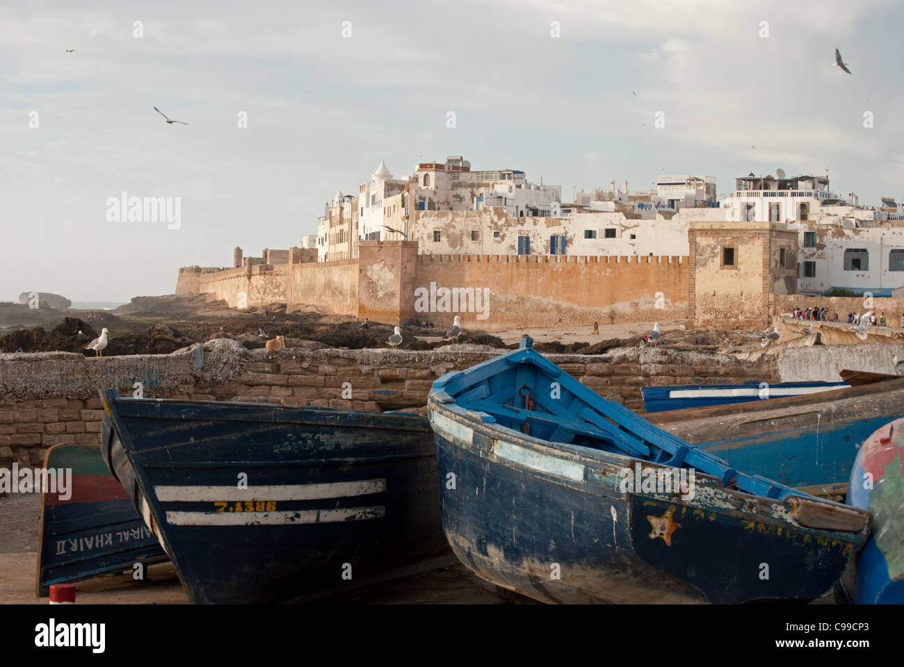 Traditional moroccan boats hi-res stock photography and images - Alamy