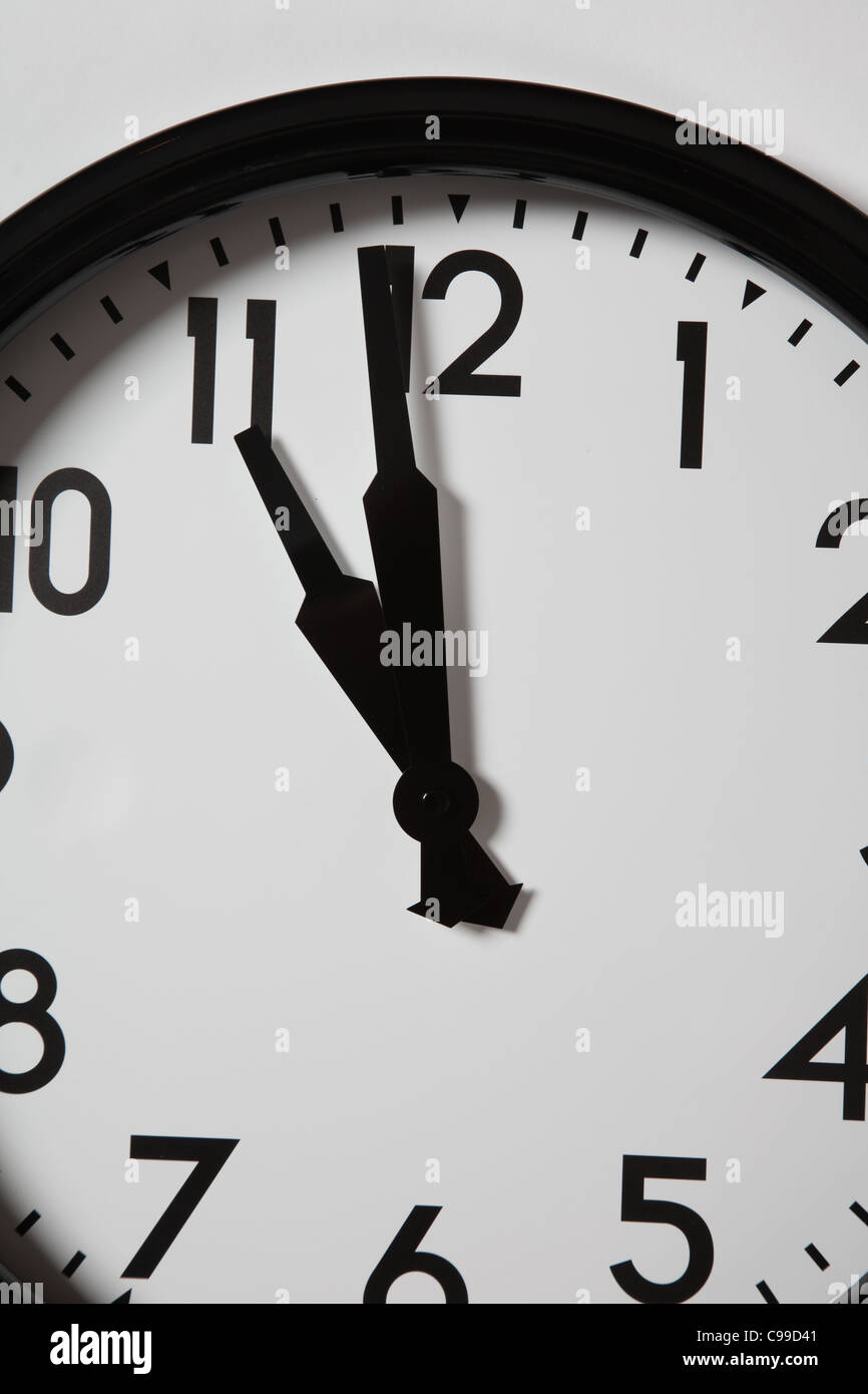Clock 11 am hi-res stock photography and images - Alamy