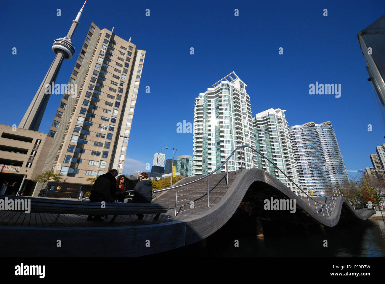 The Wave Deck an experiment in urban architecture installed at ...