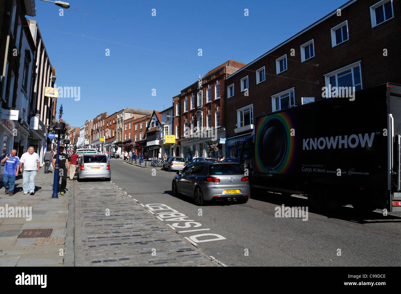 Street in Guildford - Surrey, England Stock Photo - Alamy