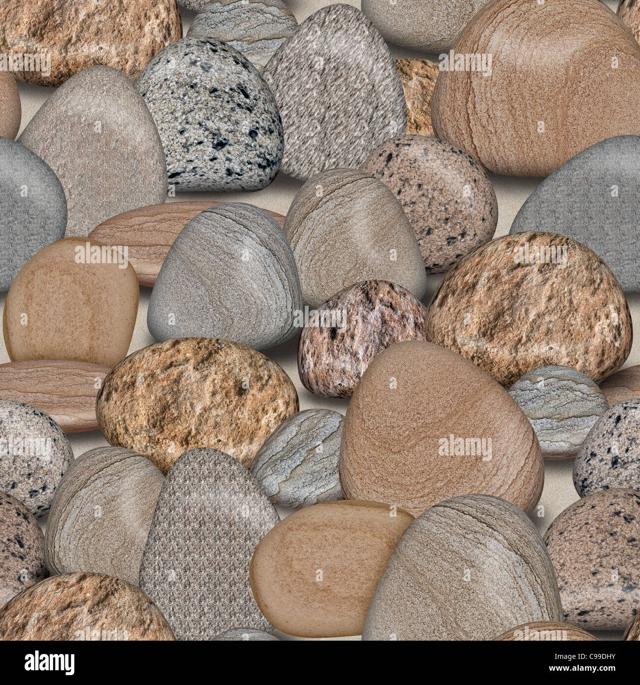 Pebbles illustration hi-res stock photography and images - Alamy