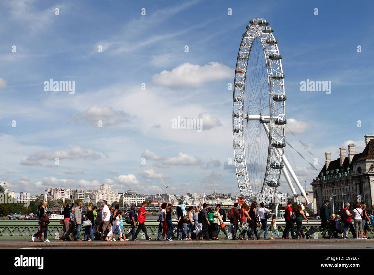 Westminster bridge london eye hi-res stock photography and images - Alamy