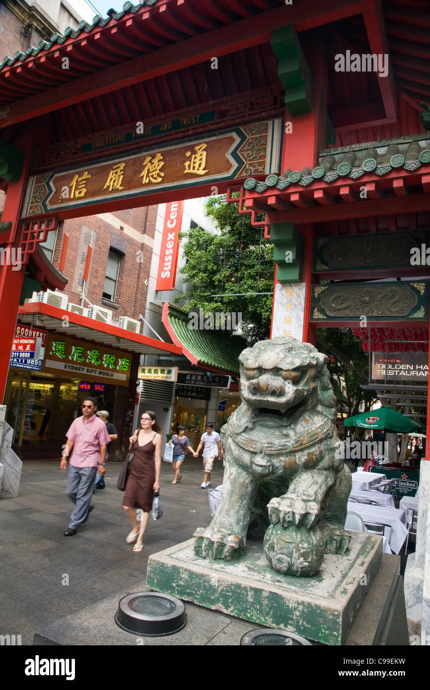 Chinatown Gate Sydney Aus