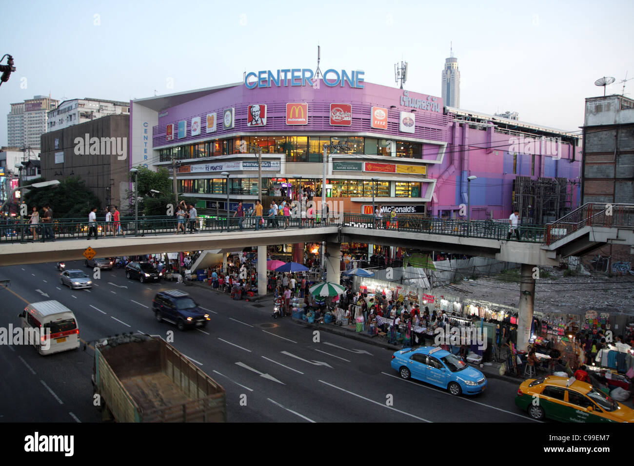 Center One shopping mall near Victory Monument in Bangkok Stock Photo ...