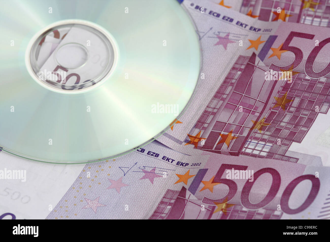 cd and money euro Stock Photo - Alamy