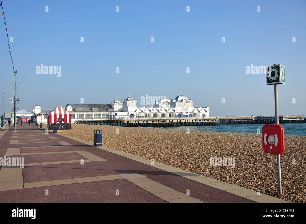 South Parade Pier, Southsea, Portsmouth, Hampshire, England, United ...