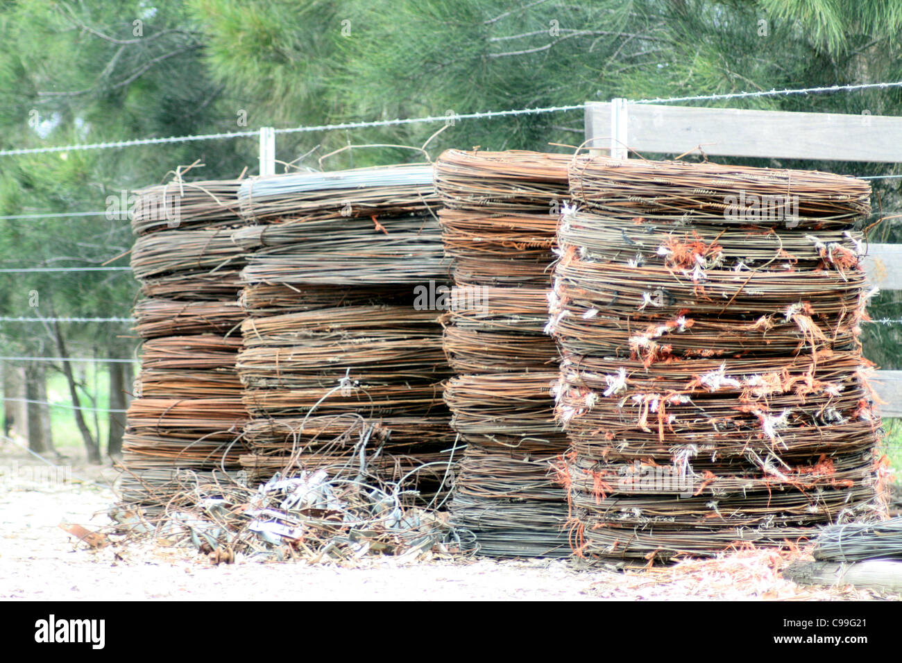 Wire coils hi-res stock photography and images - Alamy