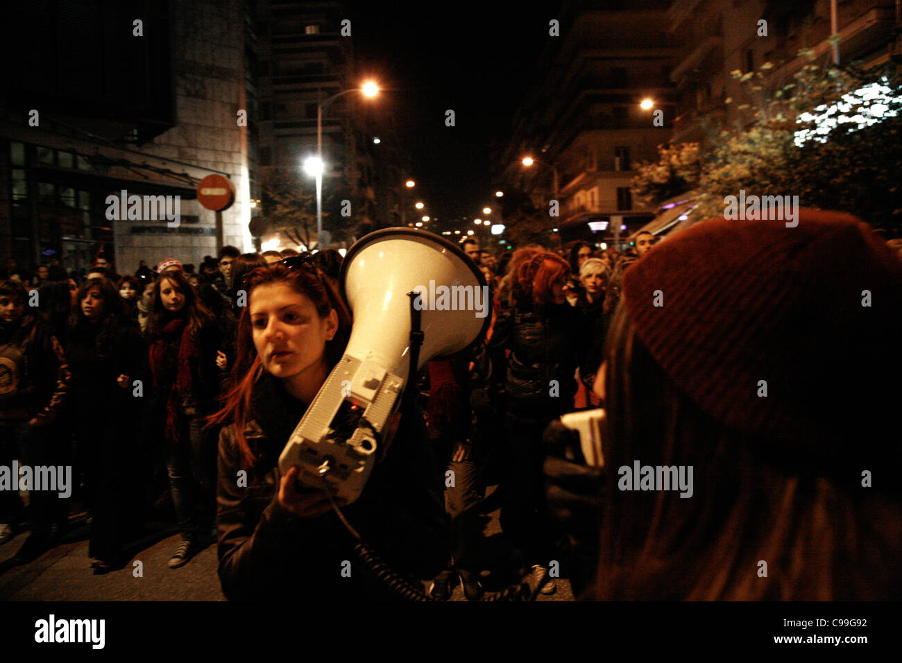 Demonstration for the anniversary of the Polytechnic uprising ...