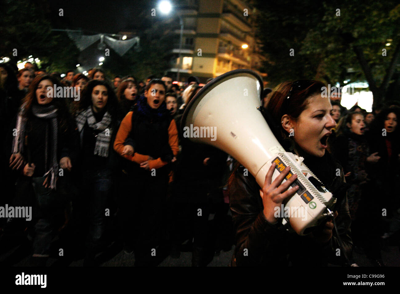 Demonstration for the anniversary of the Polytechnic uprising ...