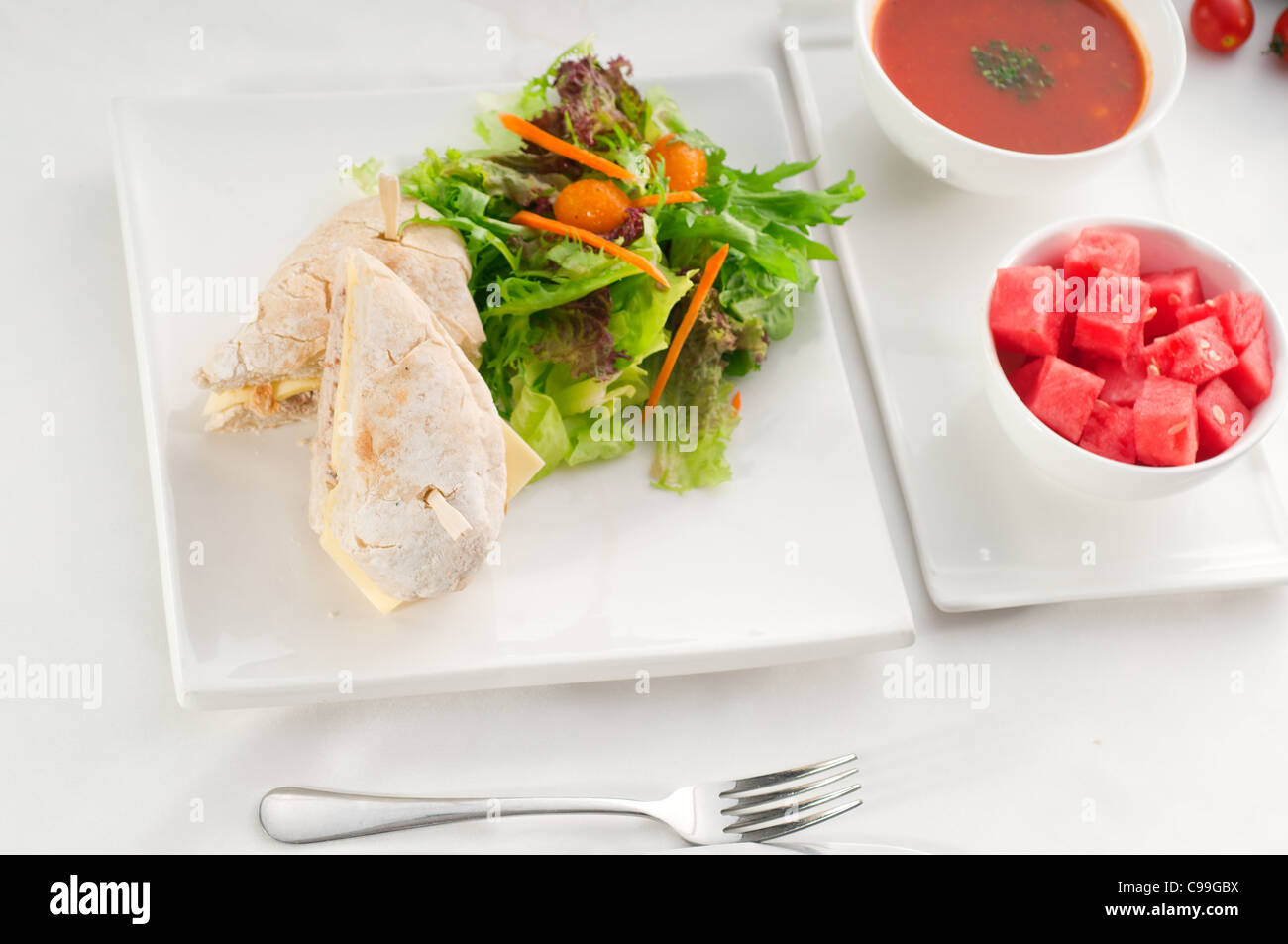 Fish finger salad hi-res stock photography and images - Alamy