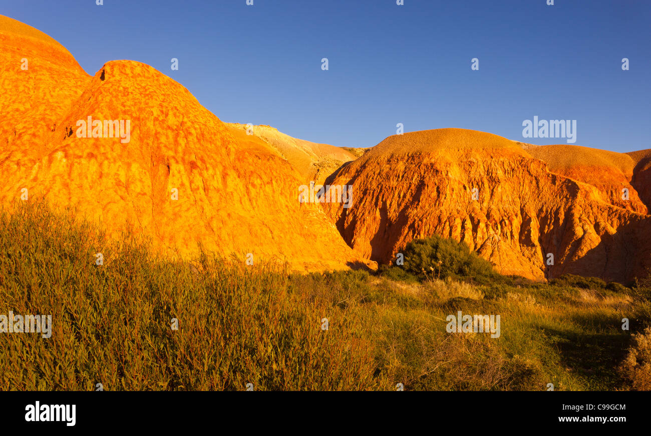 Radiant colours of the cliffs at Maslin Beach in the southern suburbs ...