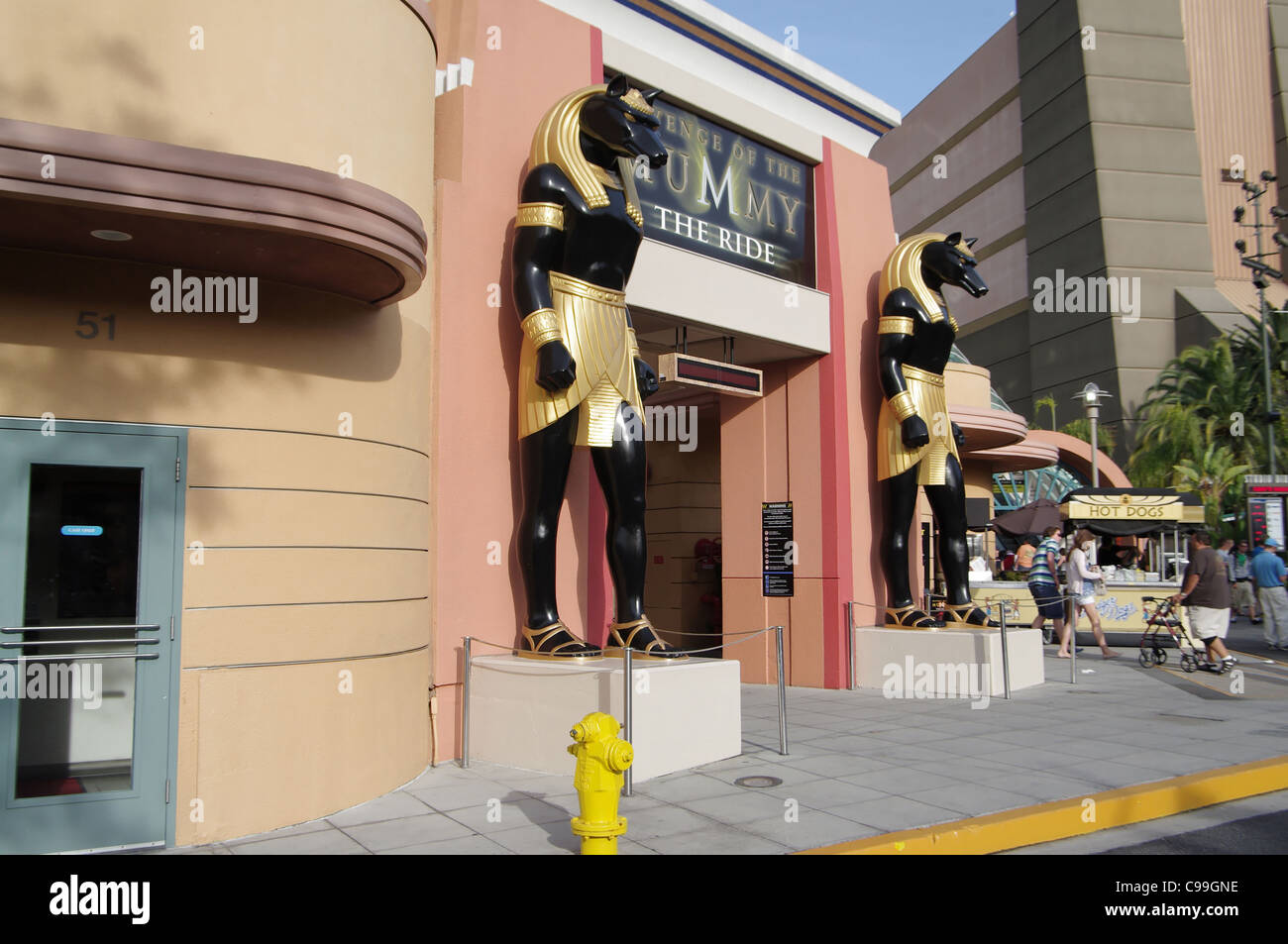 Universal Studios. Sets of films in Hollywood Stock Photo - Alamy