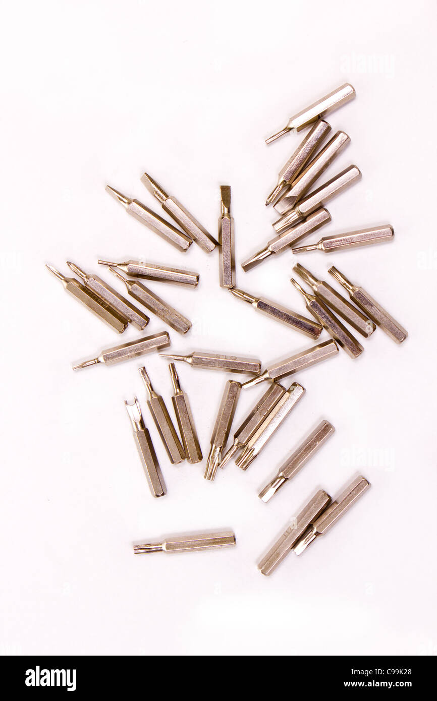 metallic miniature screwdriver Stock Photo - Alamy