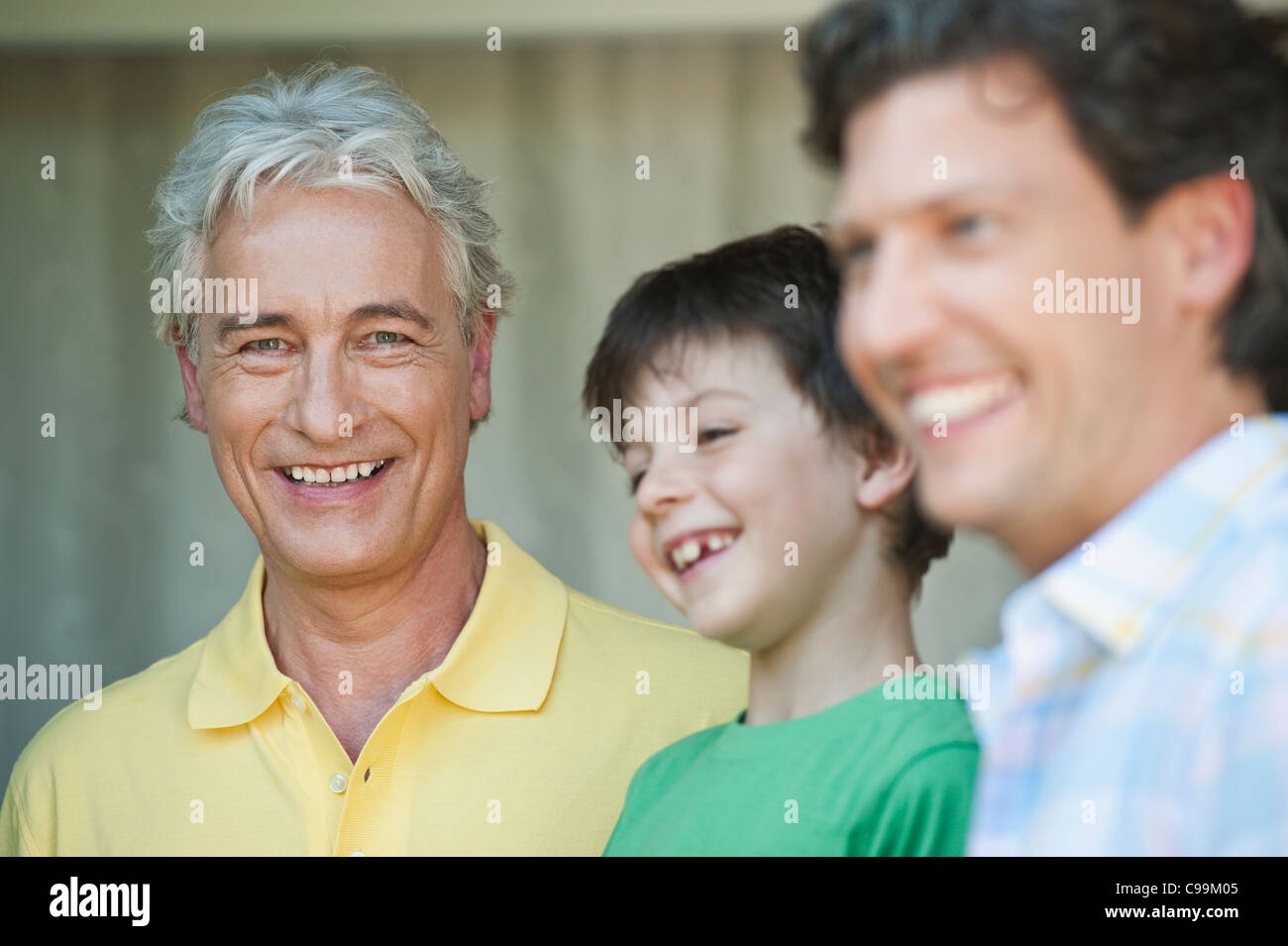 Germany, Bavaria, Family smiling together, close up Stock Photo - Alamy