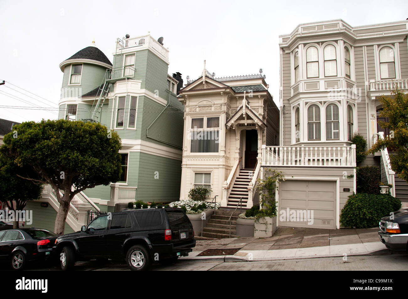 San Francisco Haight Ashbury California USA United States Stock Photo ...