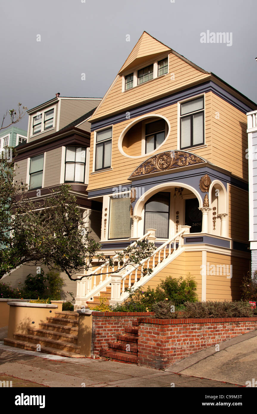 San Francisco Haight Ashbury California USA United States Stock Photo ...