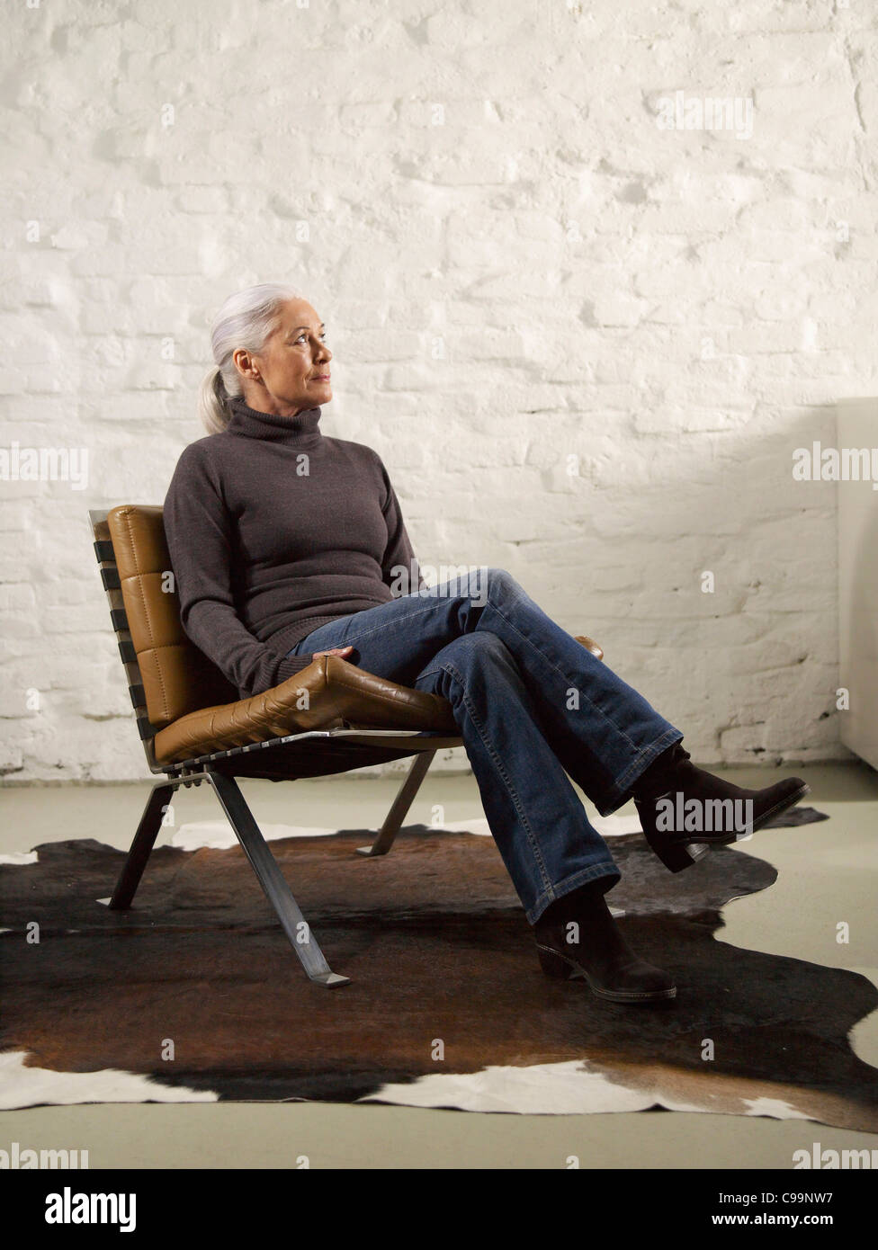 Woman retirement relaxing legs hi-res stock photography and images - Alamy