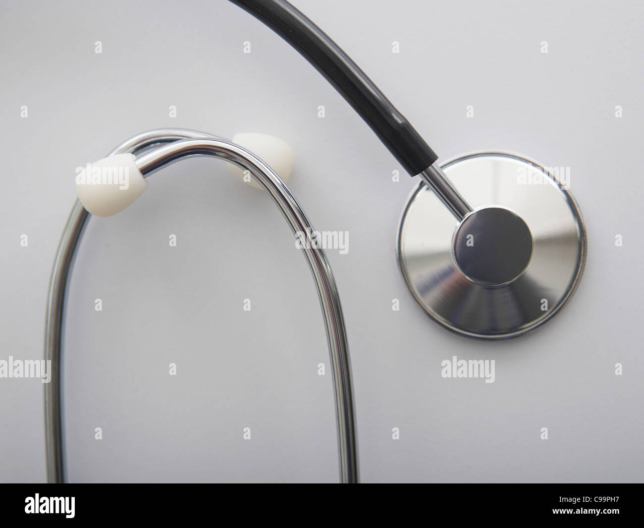 Stethoscope on white background Stock Photo - Alamy