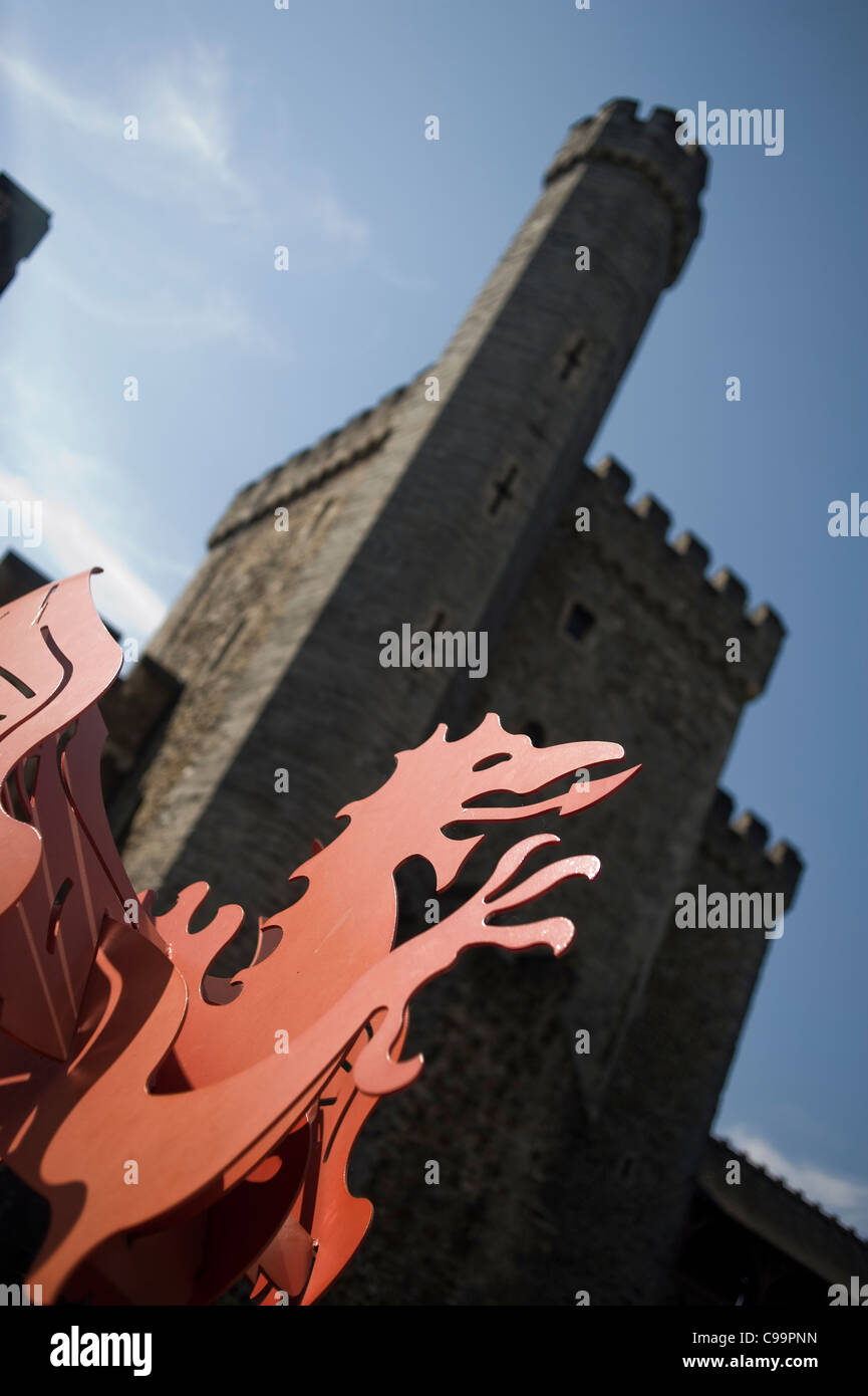 Castillo. CARDIFF, Gales. Castle. Wales Stock Photo - Alamy