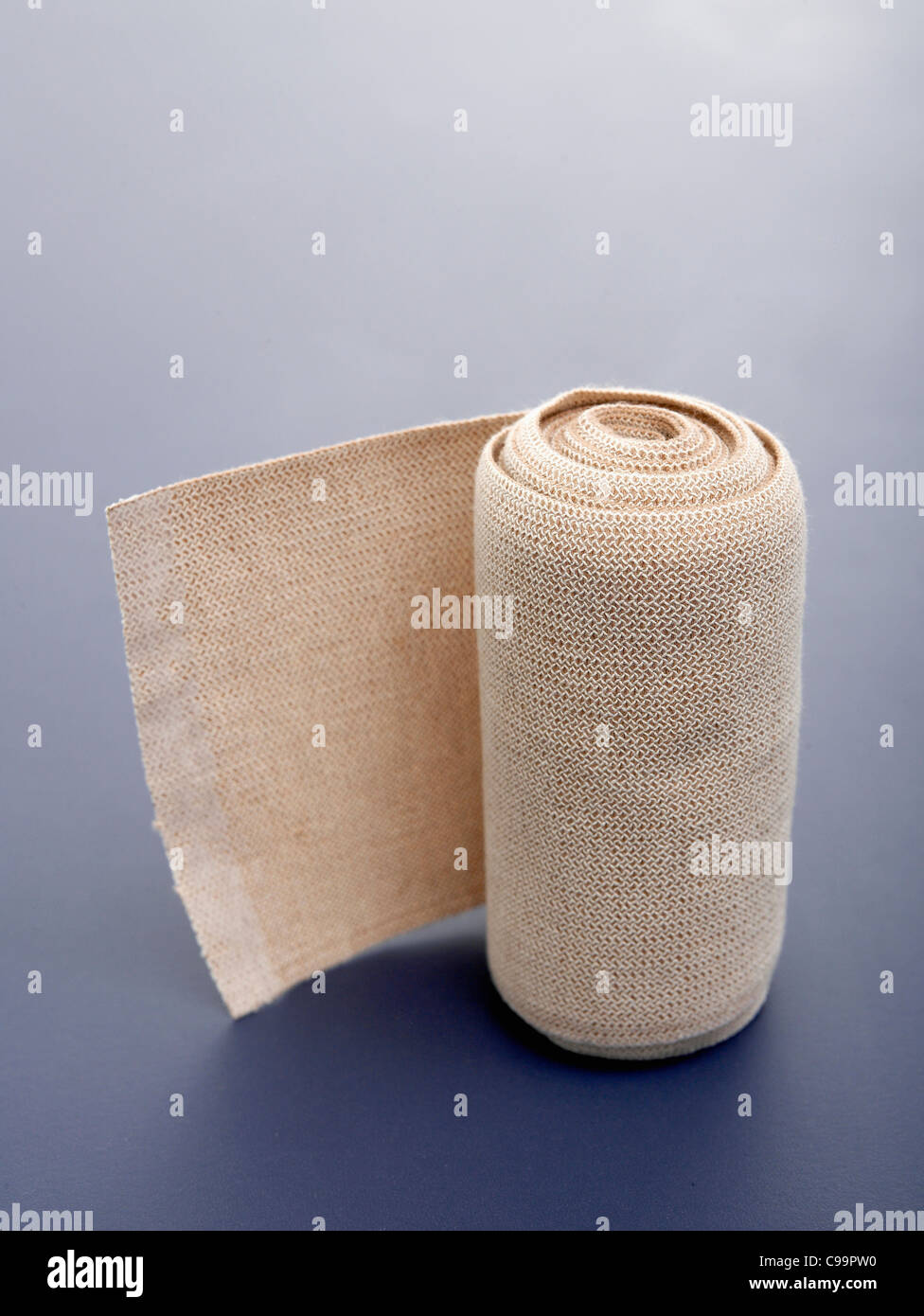 Bandage on blue background Stock Photo - Alamy