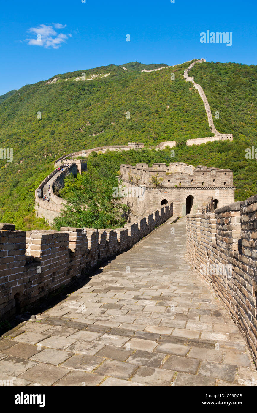 The Great Wall of China, UNESCO World Heritage Site, Mutianyu, Beijing ...