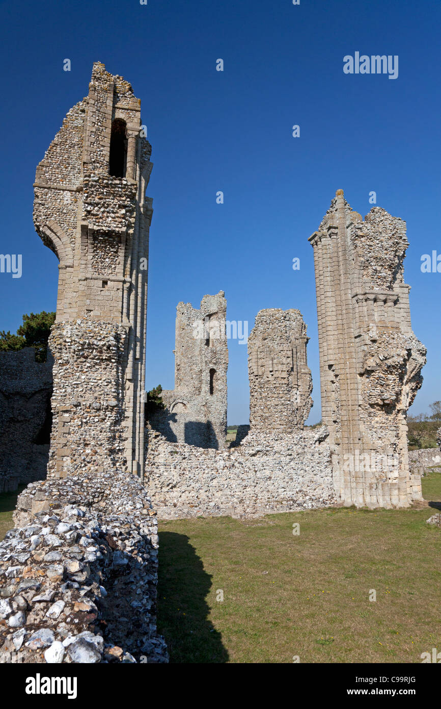 The ruins of Binham Priory, Norfolk Stock Photo - Alamy