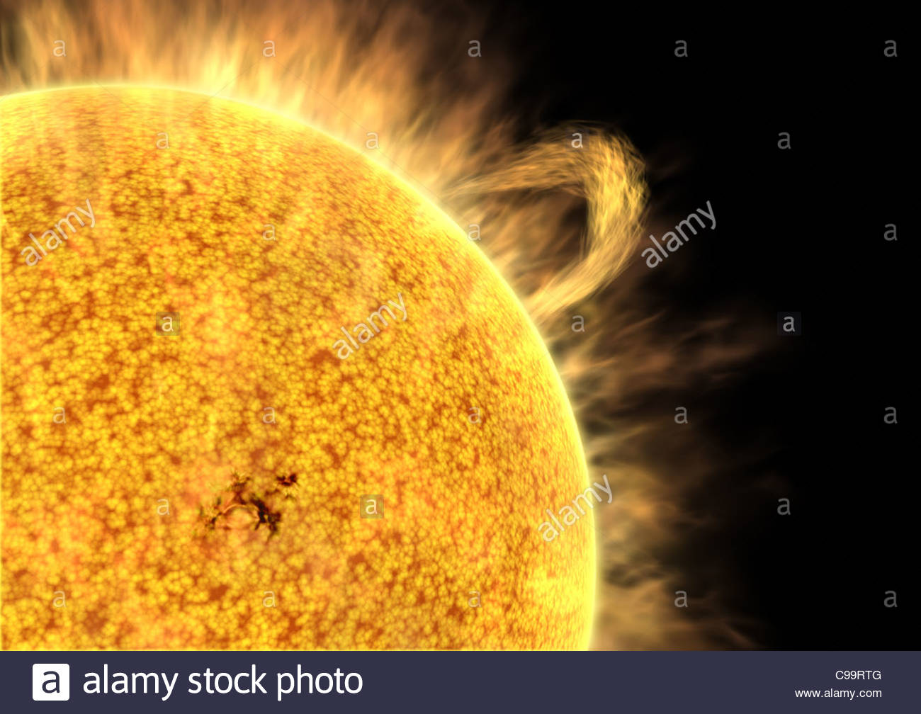 Drawing Sun Solar System Stock Photos & Drawing Sun Solar System Stock ...