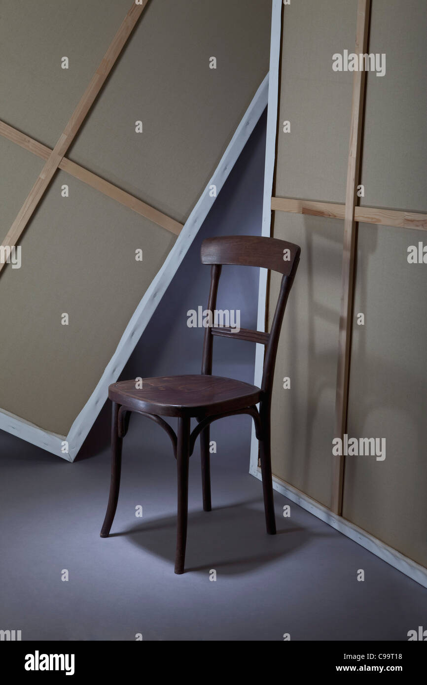 Empty wooden chair hi-res stock photography and images - Alamy