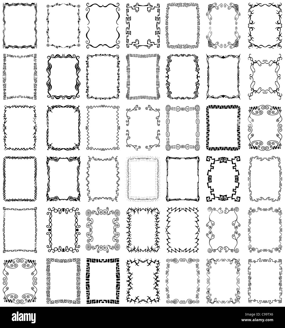 Hand Drawn Borders And Frames