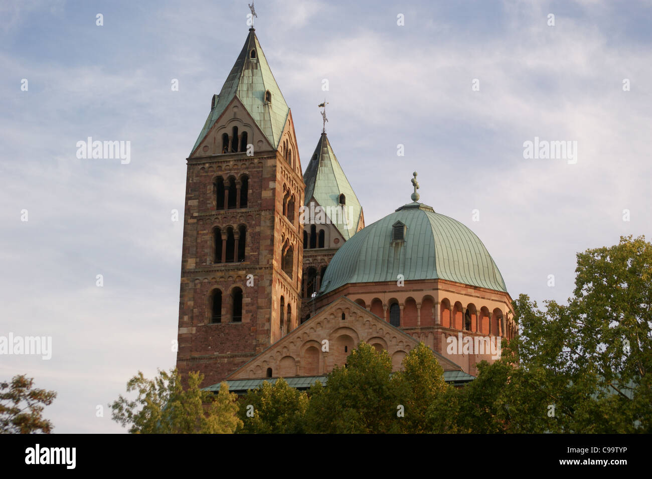 Romanesque cathedral of Speyer, Rheinland-Pfalz, Germany Stock Photo ...