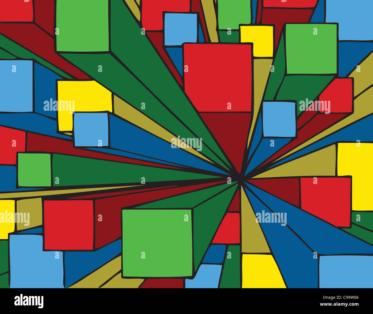 3d boxes hi-res stock photography and images - Alamy