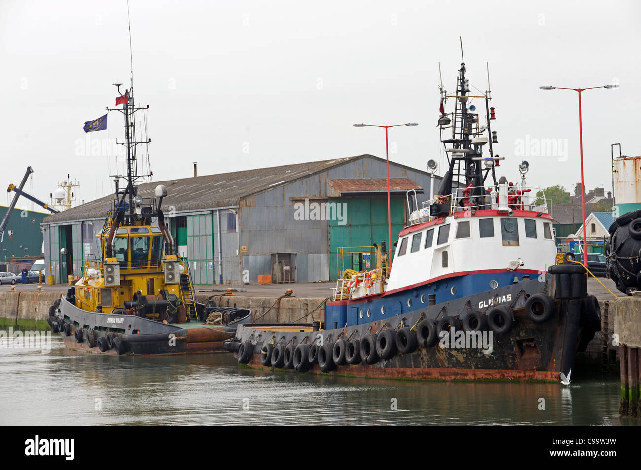 Port of Lowestoft, Suffolk, UK Stock Photo - Alamy