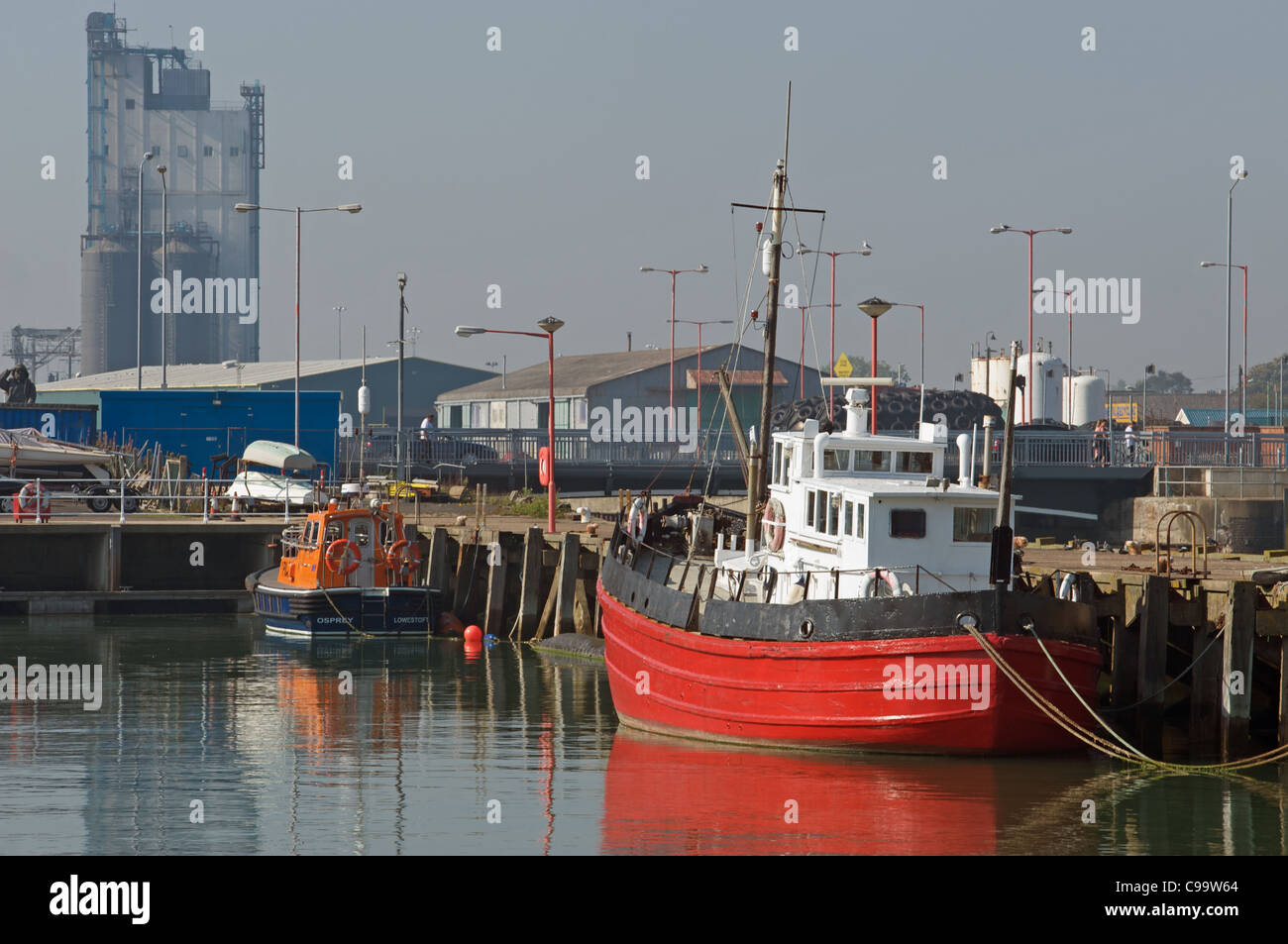 Port of Lowestoft, Suffolk, UK Stock Photo - Alamy
