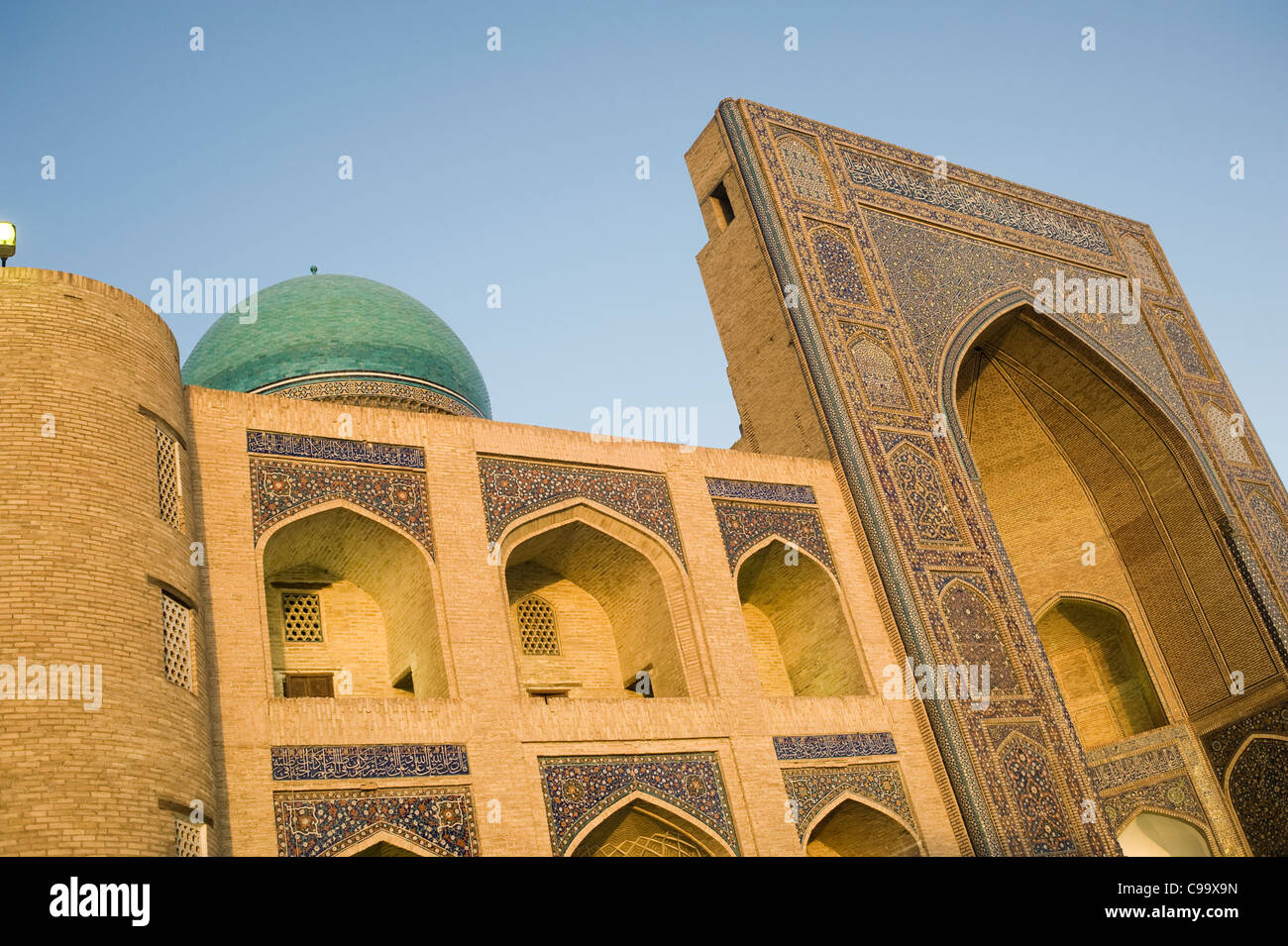 Madrasa Miri Arab. Bujara. UZBEKISTAN. Bukhara Stock Photo - Alamy