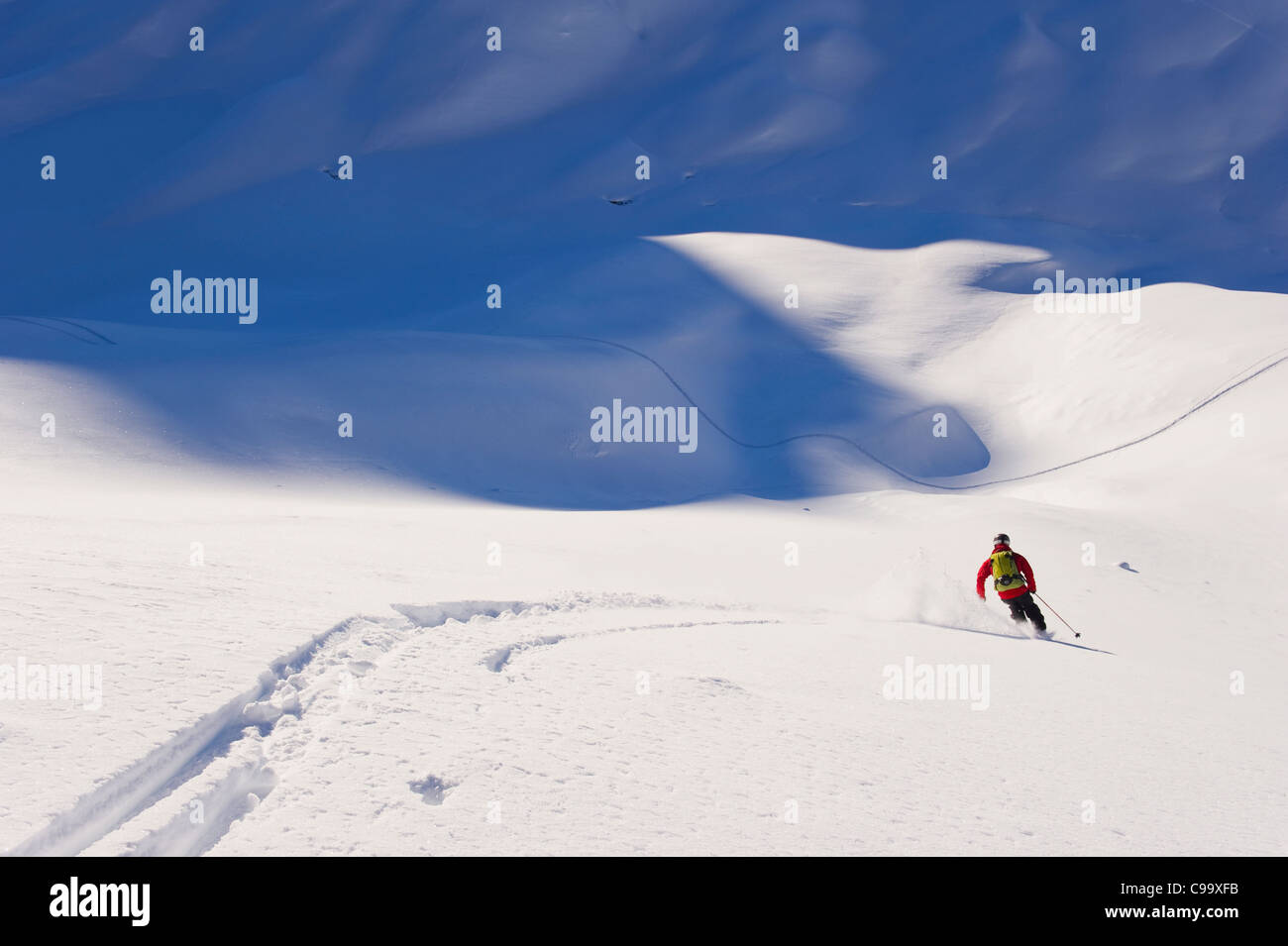 Telemark skiing hi-res stock photography and images - Alamy