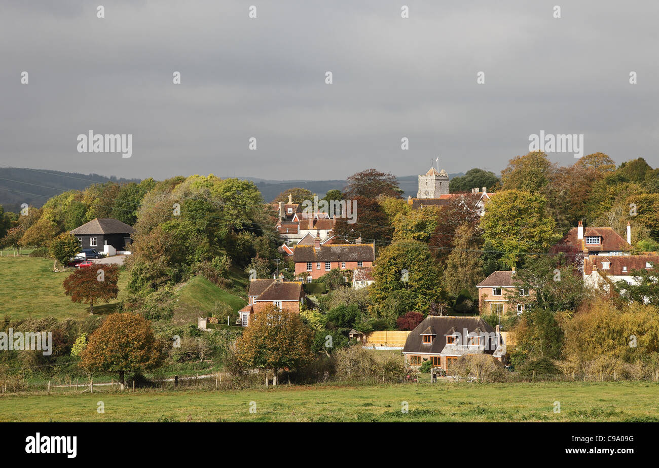 Burpham village Arundel South Downs West Sussex England Stock Photo - Alamy