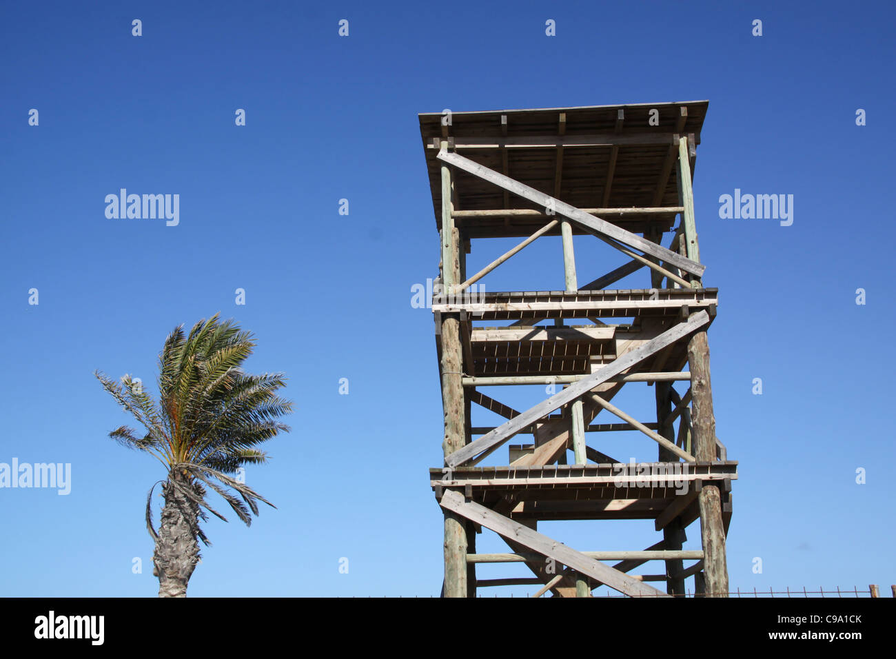 Wooden observation platform structure hi-res stock photography and ...