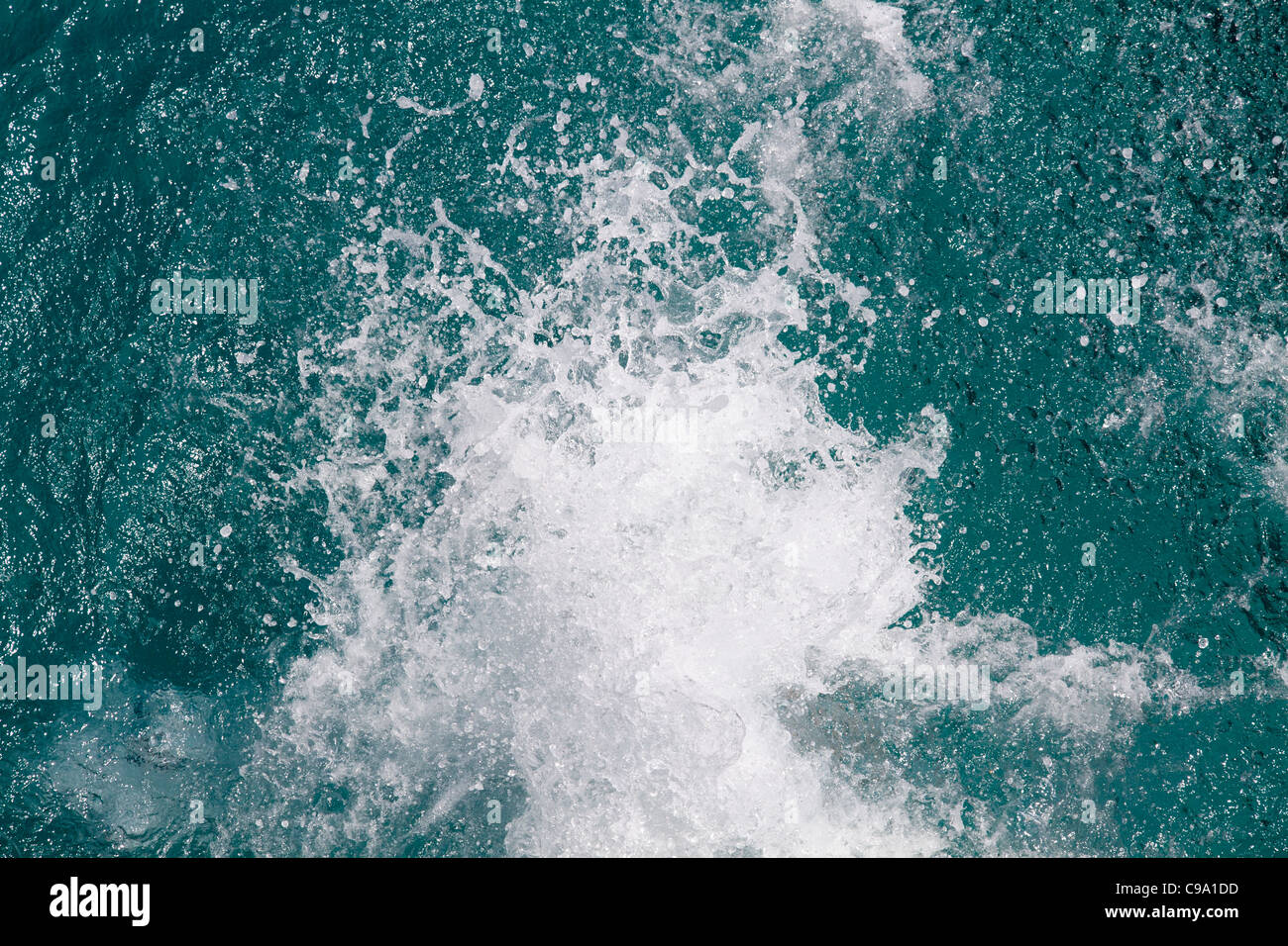 Sea water splash Stock Photo - Alamy