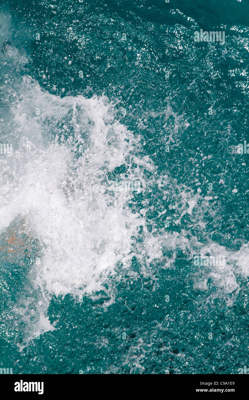 Sea water splash Stock Photo - Alamy